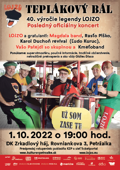 TEPLÁKOVÝ BÁL - 40. VÝROČIE LEGENDY LOJZO